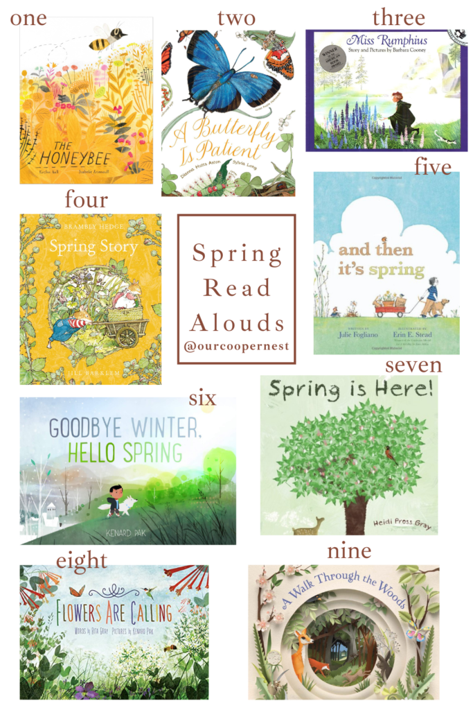 Read Alouds for Spring - The Cooper House