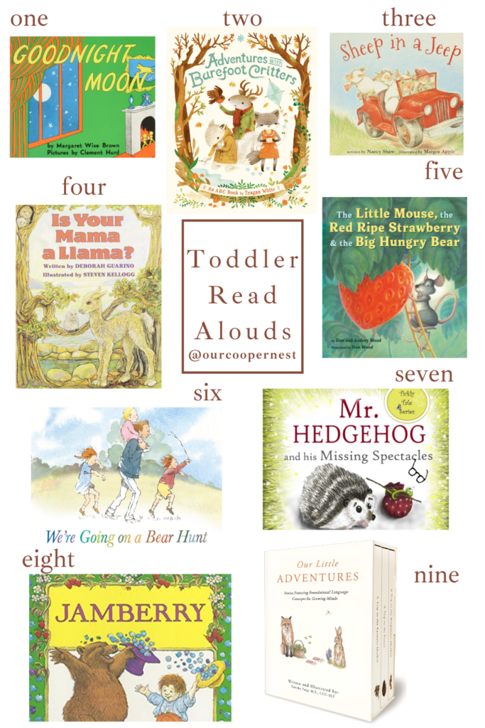 Read Alouds For The Toddler Years - The Cooper House